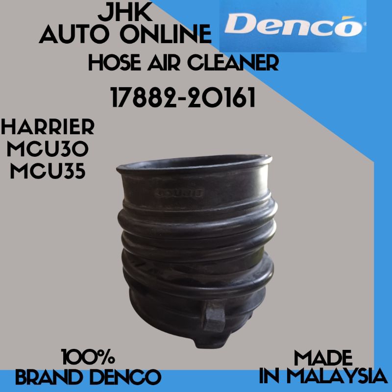 17882-20161 HOSE AIR CLEANER TOYOTA HARRIER MCU30 MCU35 100% NEW BRAND DENCO MADE IN MALAYSIA ...