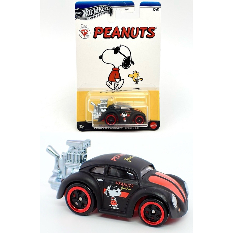 Hotwheels 2025 Themed Entertainment Silver Series Peanuts 75 Years ...