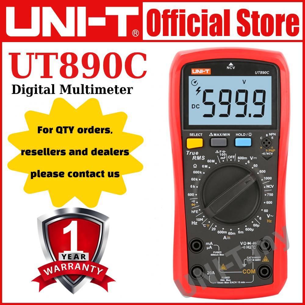 UNI-T UT890C UT890D+ Digital Multimeter | Shopee Malaysia