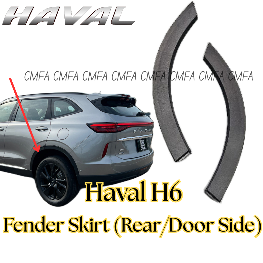 HAVAL H6 Fender Skirting Fender Skirt Fender Arch(Rear/Door Side ...
