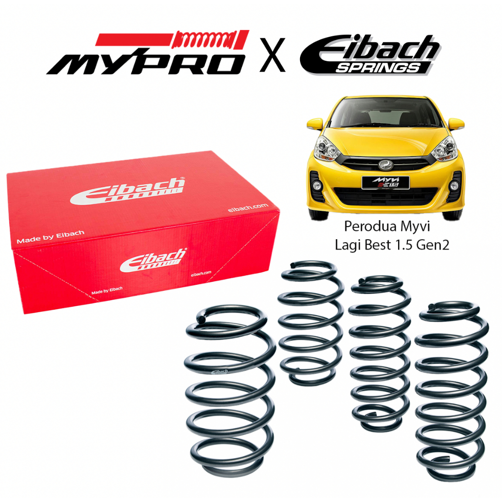 🇩🇪Eibach Pro Kit Lowering Spring 100%Original - Perodua Myvi Lagi Best ...