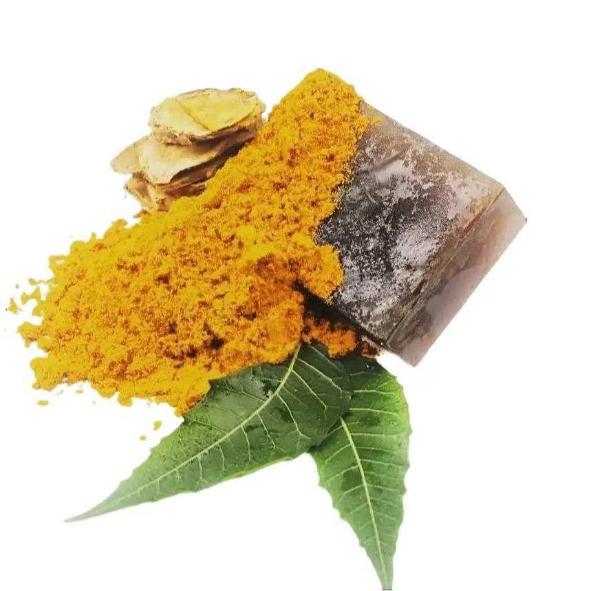 Sabun Kunyit Daun Semambu | Neem & Turmeric Soap | Skin Rashes | Dry ...