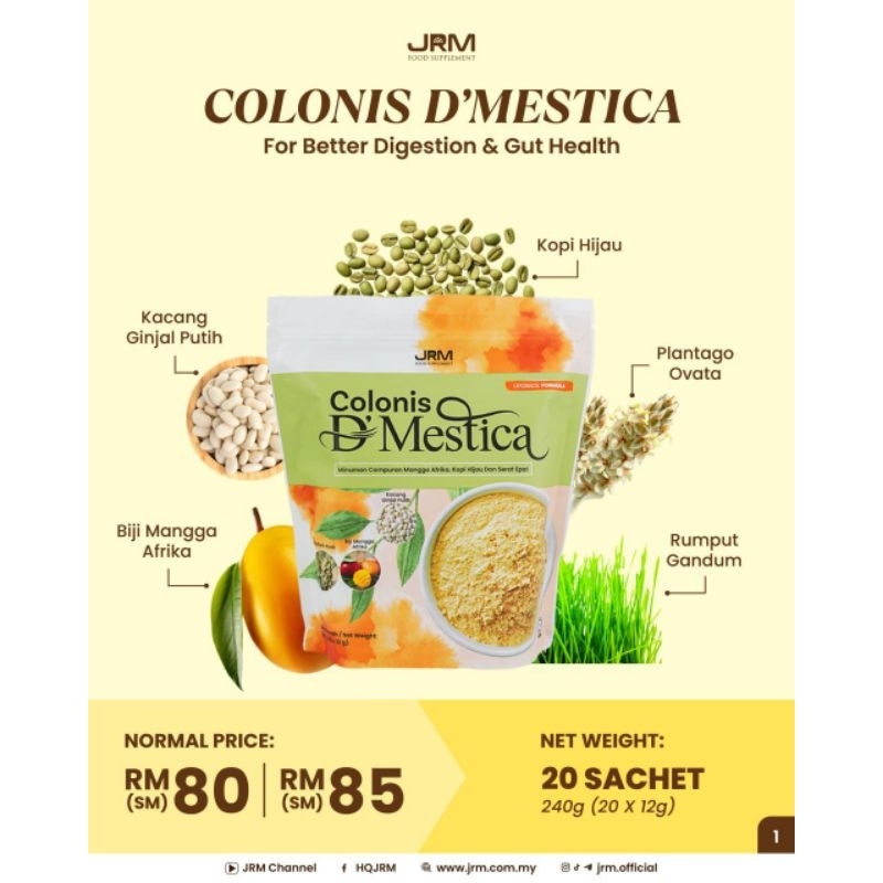 JRM COLONIS DMESTICA MINUMAN D'MESTICA JAMU RATU MALAYA | Shopee Malaysia