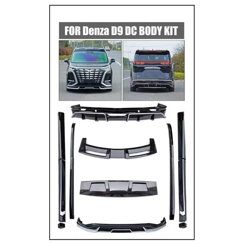 Denza C9 DC bodykit body kit front side rear skirt diffuser lip door ...