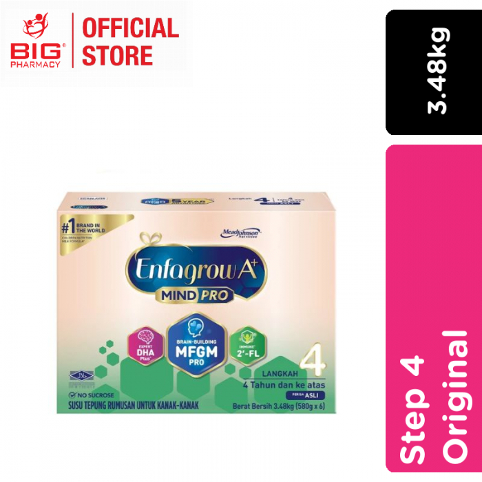 ENFAGROW A+ MINDPRO 2FL STEP 4 ORIGINAL3.48KG | Shopee Malaysia