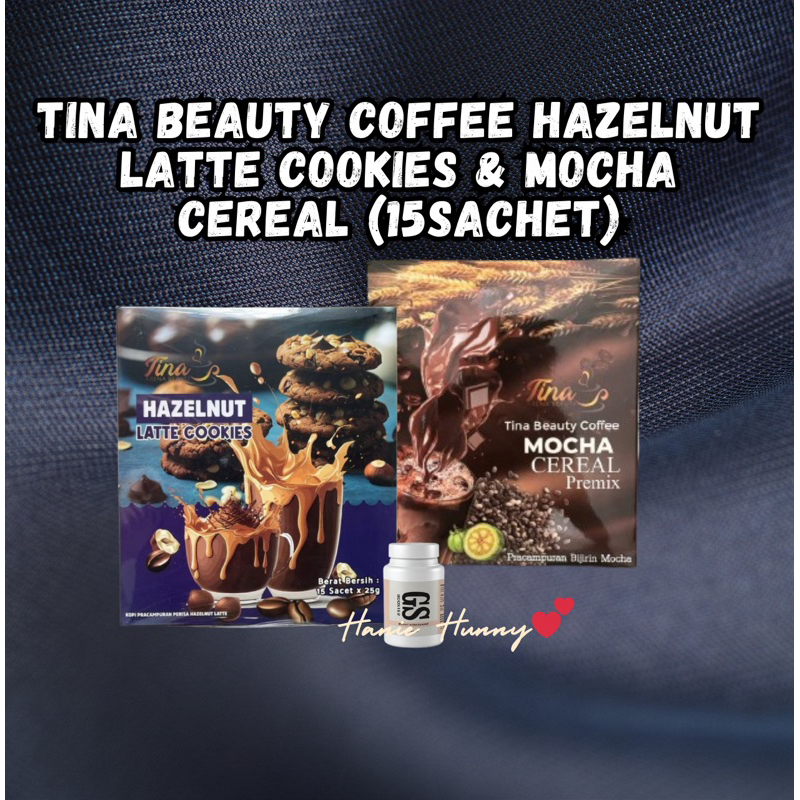 TINA BEAUTY COFFEE MOCHA CEREAL & HAZELNUT LATTE ORIGINAL HQ | Shopee ...