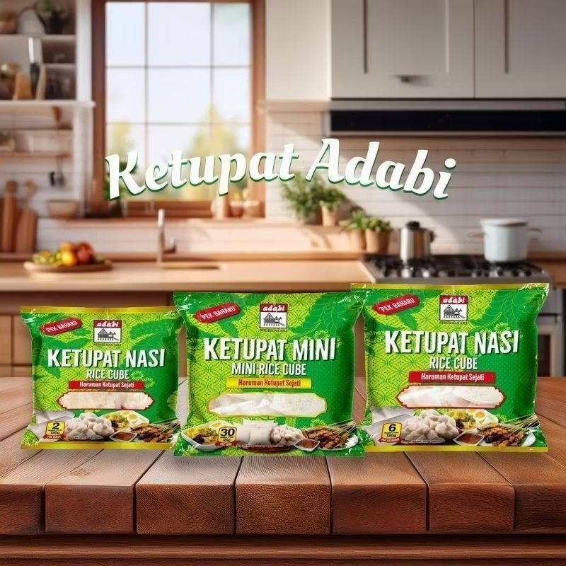 💖 [READY STOCK] ADABI KETUPAT MINI (30 X 20G) / KETUPAT NASI (6 X 130G ...