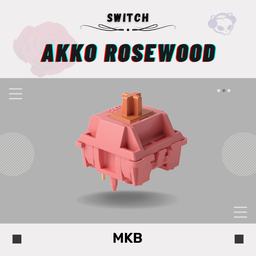Akko Rosewood Linear Switch For Mechanical Keyboards | Shopee Malaysia