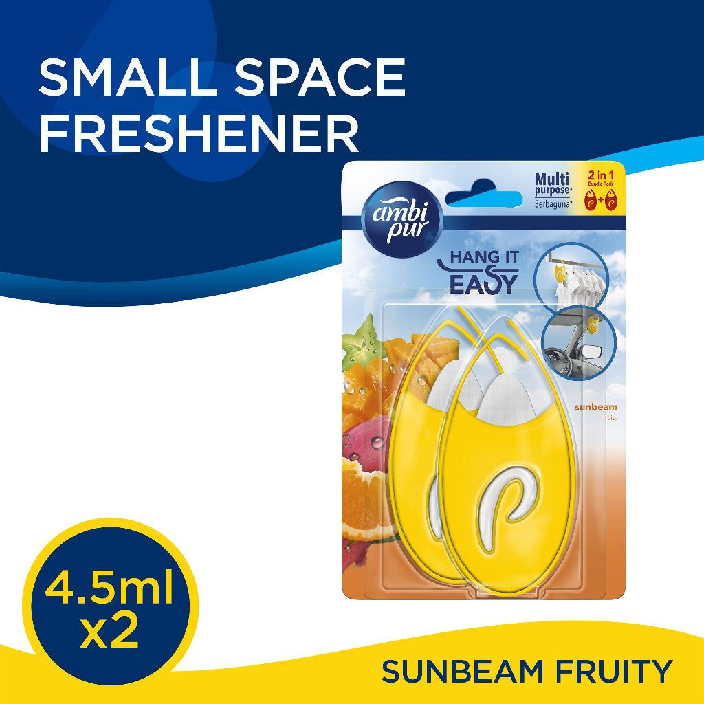 [Duplicated] Ambi Pur Air Freshener Sunbeam Fruity Mini Fresh 4.5ml x 2 ...