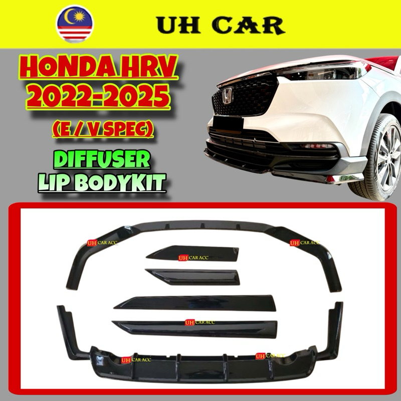 Honda Hrv 2022-2025 E / V Spec Front Diffuser Side Panel Rear Diffuser ...