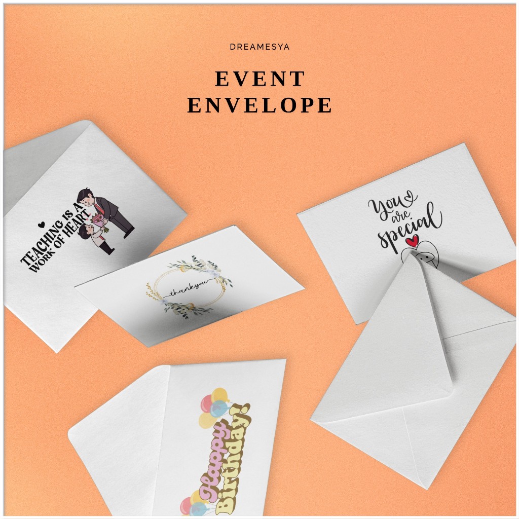 [Custom] Event Envelope Sampul surat A6 Sampul Kad Kahwin & lain-lain ...