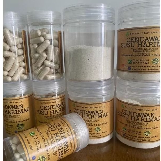 🍄CENDAWAN SUSU HARIMAU(SUMBER DARI HUTAN) (100BIJI RM25 )(450MG ...