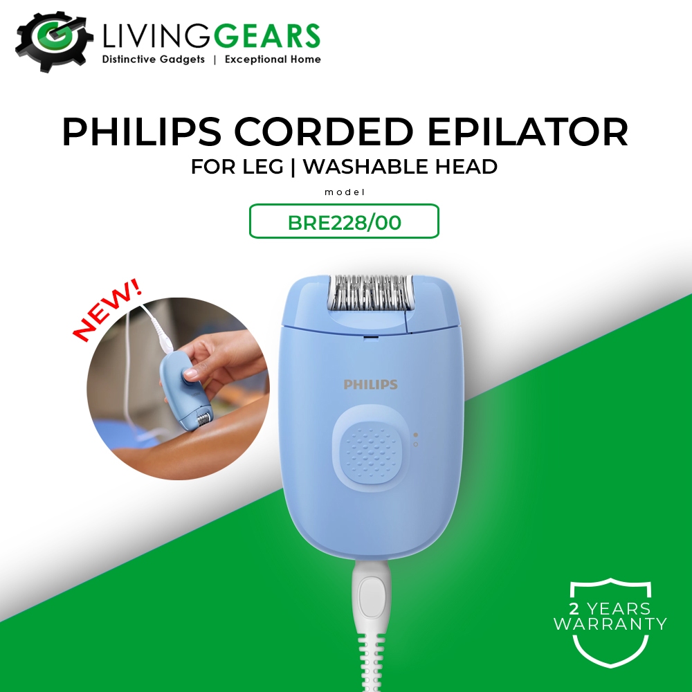 PHILIPS Satinelle Essential Corded Compact Women Epilator (BRE228 ...