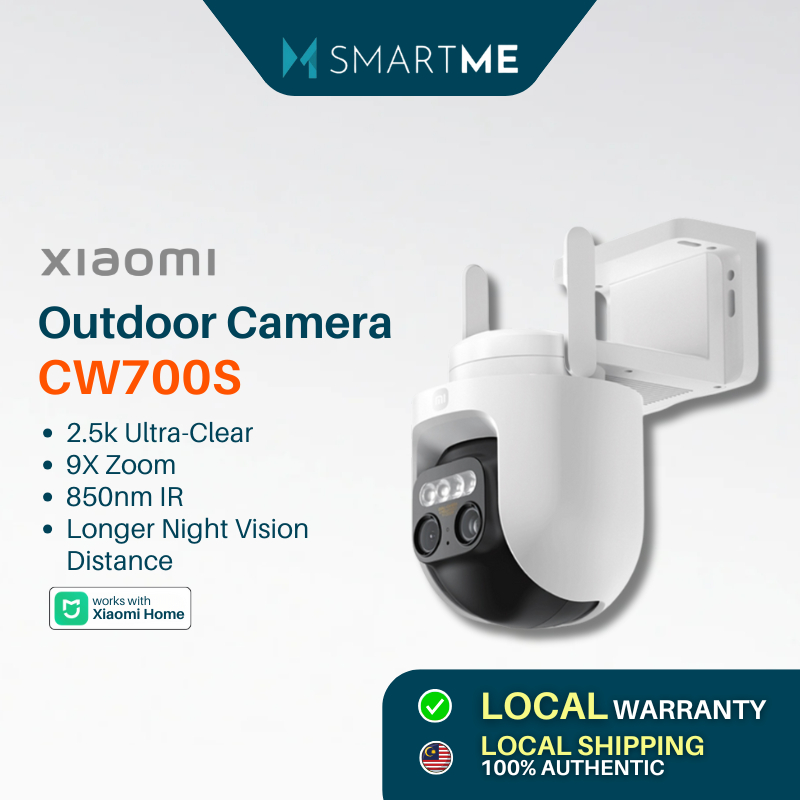 Xiaomi Outdoor Camera CW700S - 9X Zoom Dual Camera | IP66 Waterproof ...