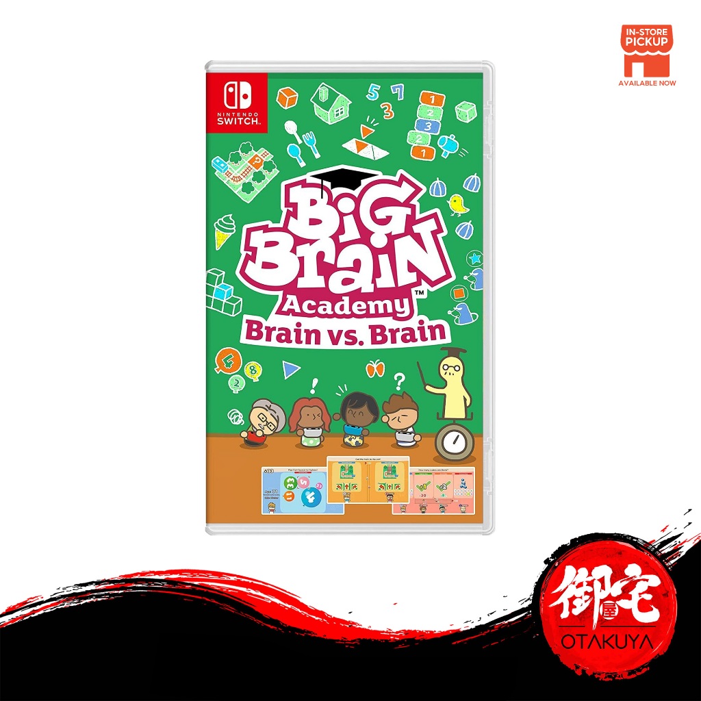 Nintendo Switch Big Brain Academy Brain Vs Brain (English Chinese ...