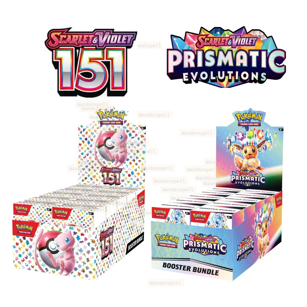[READY]151 Booster Bundle Inner Case Prismatic Evolution Booster Bundle ...