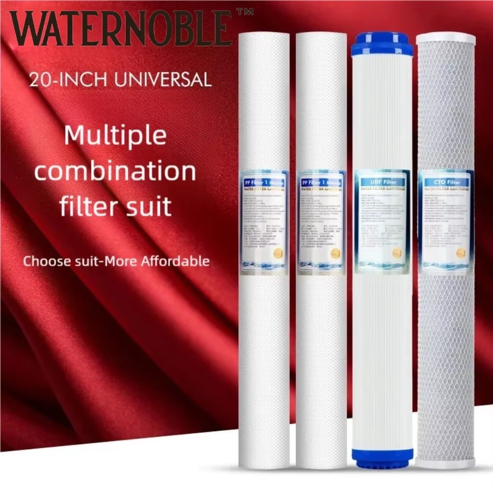 20 inch universal 1 / 5 Micron PP Resin UDF CTO " Water Filter ...