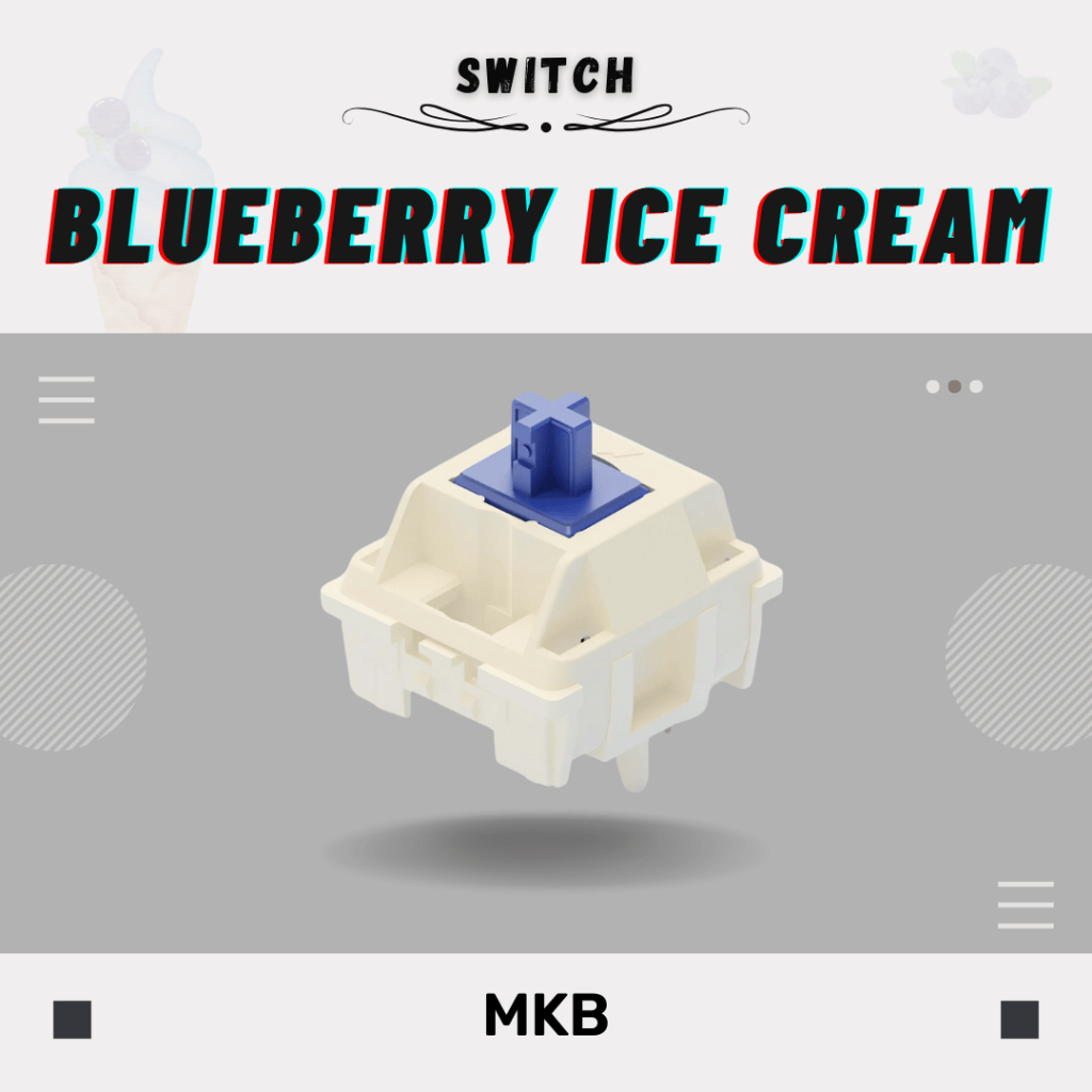 MKB KTT Blueberry Ice Cream Tactile Switch For Mechanical Keyboards ...