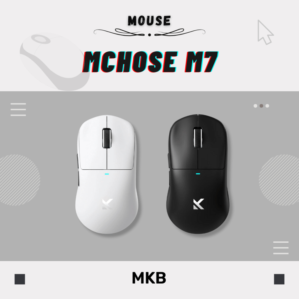 Mchose M7 High Performance 8KHz Polling Rate Tri-Mode Bluetooth ...