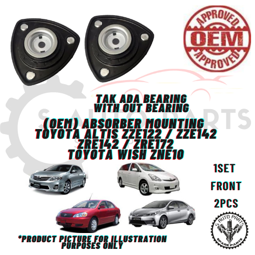 TOYOTA ALTIS ZZE122 ZZE142 ZRE142 ZRE172 / WISH ZNE10 FRONT ABSORBER ...