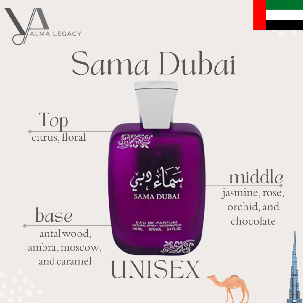 Sama Dubai Perfume Rose 100ml For Men and Women Original | Shopee Malaysia