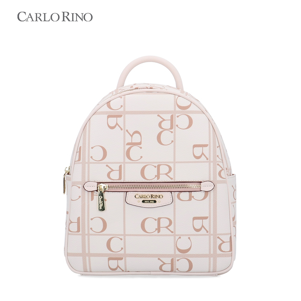Carlo Rino Carlo GEO Backpack - Beige | Shopee Malaysia