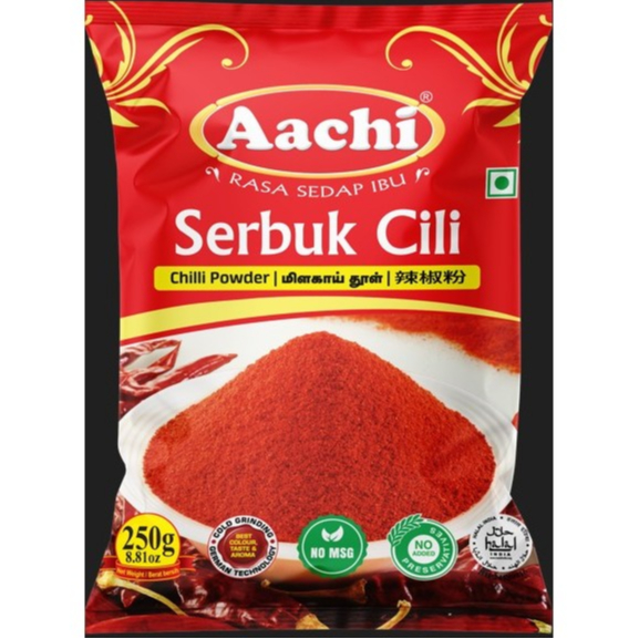 AACHI CHILLI POWDER 250GM | Shopee Malaysia