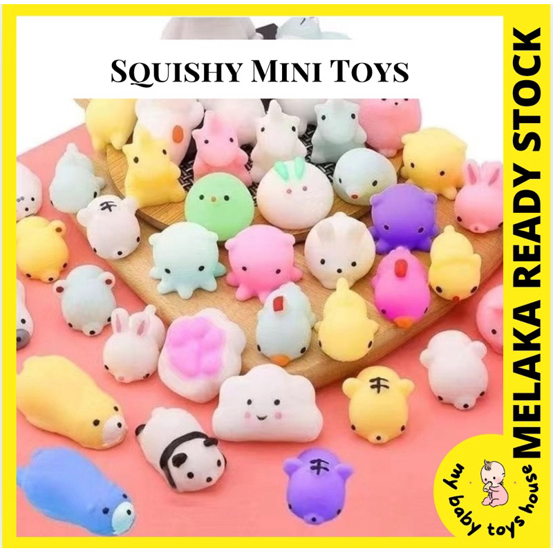 Cute Squishy Toy Mini Animal Reliever Ball Squeeze Rising Fidget Soft ...