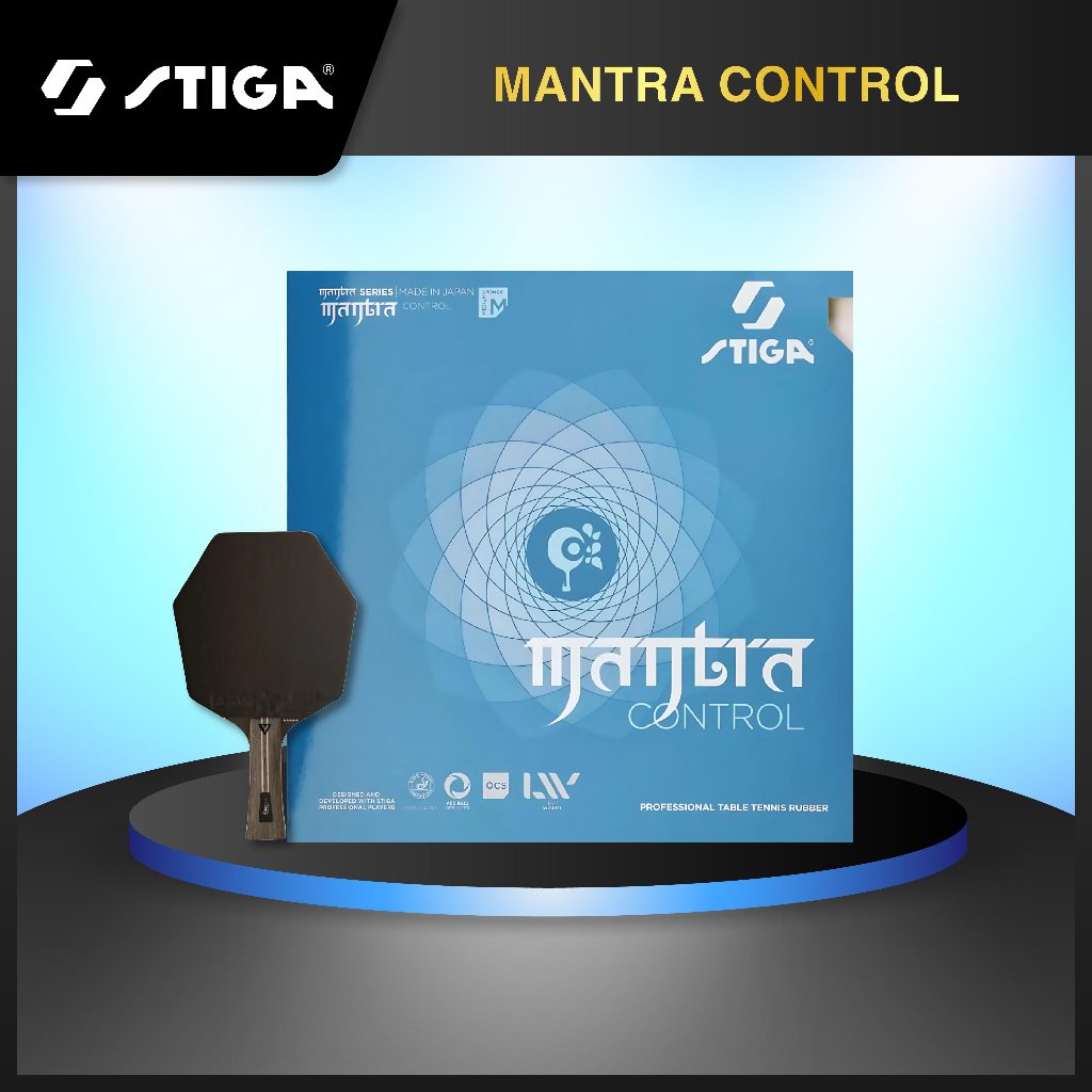 STIGA Mantra Control Professional Table Tennis Rubber | Rubber Getah ...
