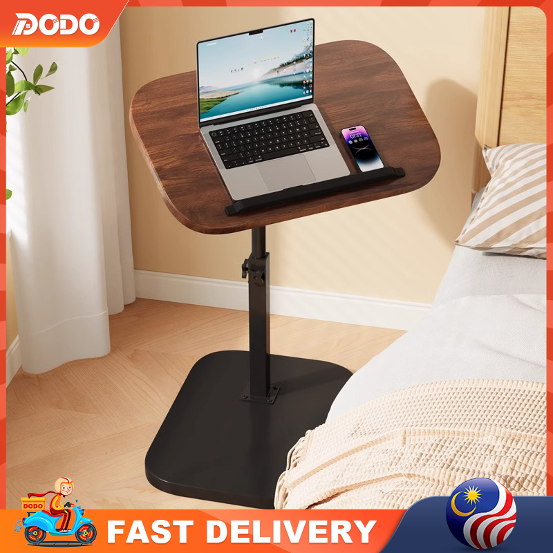 🍵Meja Kopi Adjustable Height Side Table Sofa Small Coffee Table Living ...