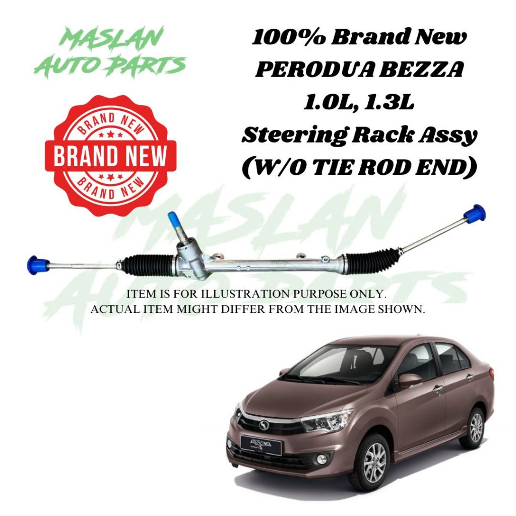 Perodua BEZZA 1.0L, 1.3L 100% Brand New OEM Power Steering Rack (W/O ...