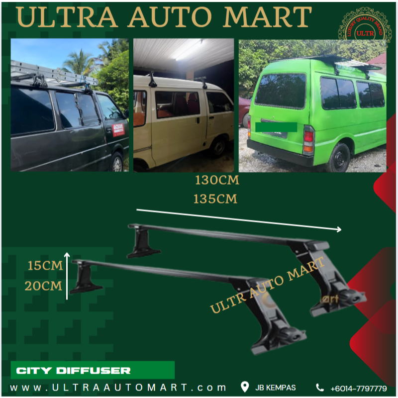 Van Roof Rack Cross Bar Luggage Carrier Wing Bar Carrier Box Delivery ...