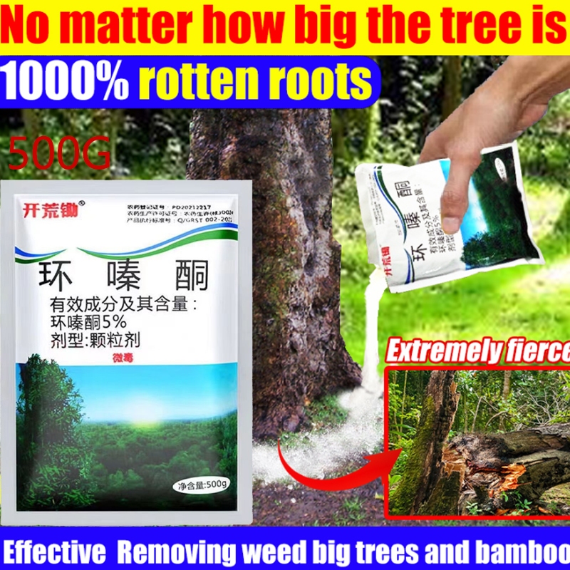 1000% rotten roots racun pokok kayu besar tree killer 500g Formula ...