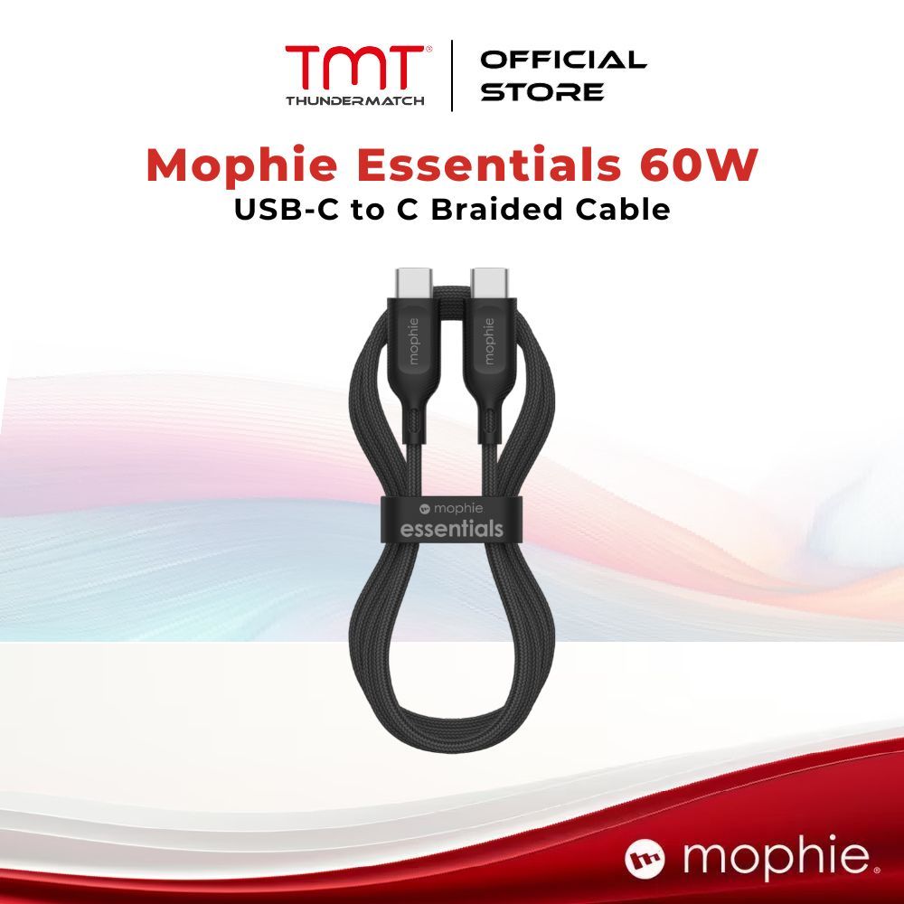 Mophie Essentials 60W USB-C to C Braided Cable | Shopee Malaysia