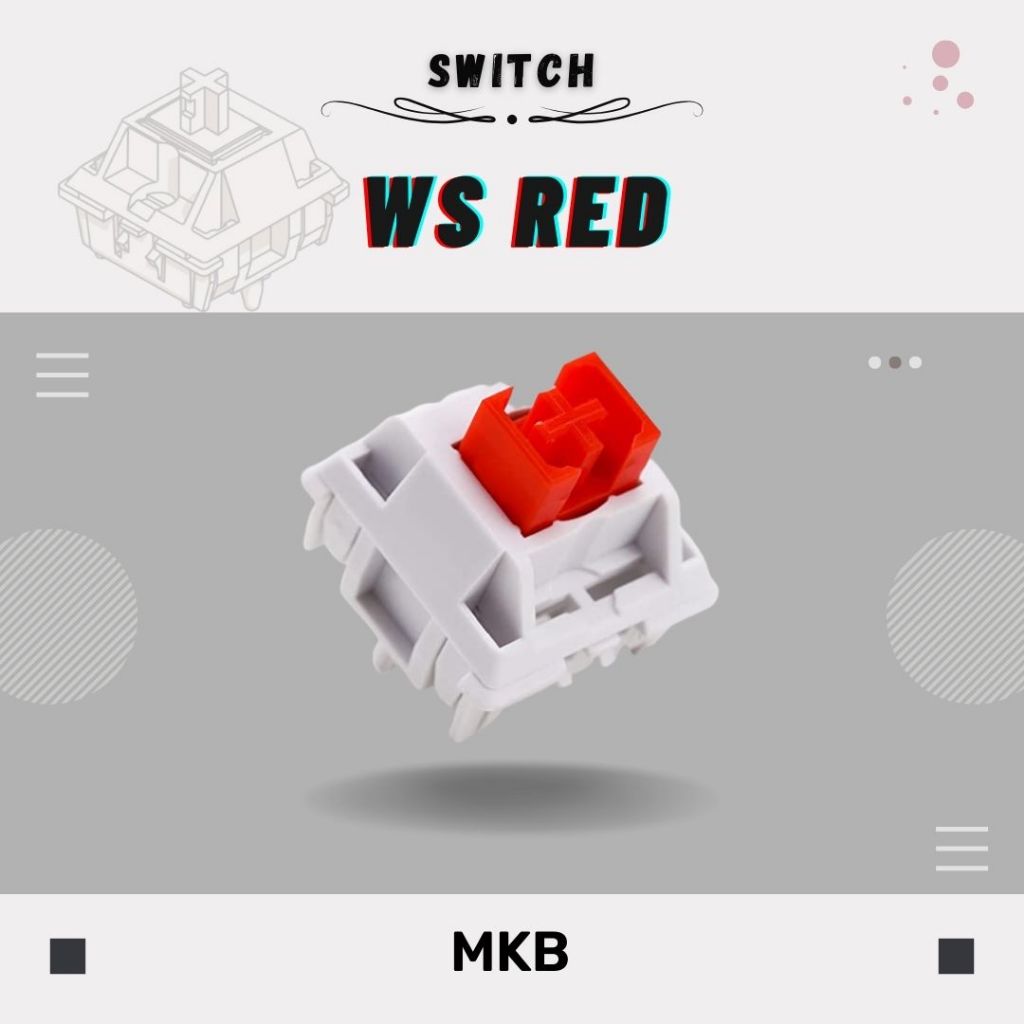 Wuque Studio WS Red Linear Switch For Mechanical Keyboards | Shopee ...