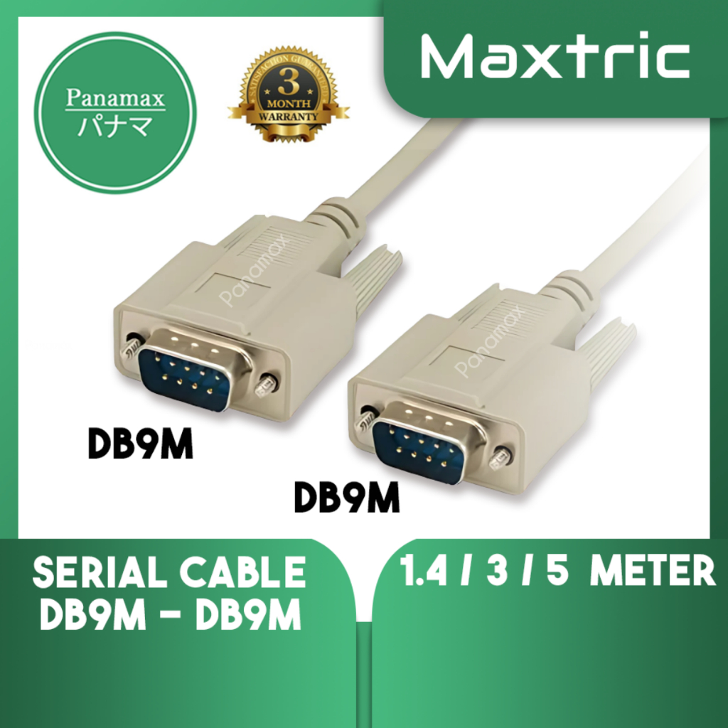 Panamax 1.4/3/5 METER Serial Cable DB9M - DB9M RS232 SERIAL Cable POS ...