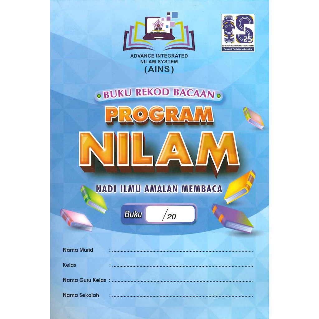 (AINS) BUKU REKOD BACAAN PROGRAM NILAM [ NADI ILMU AMALAN MEMBACA ...