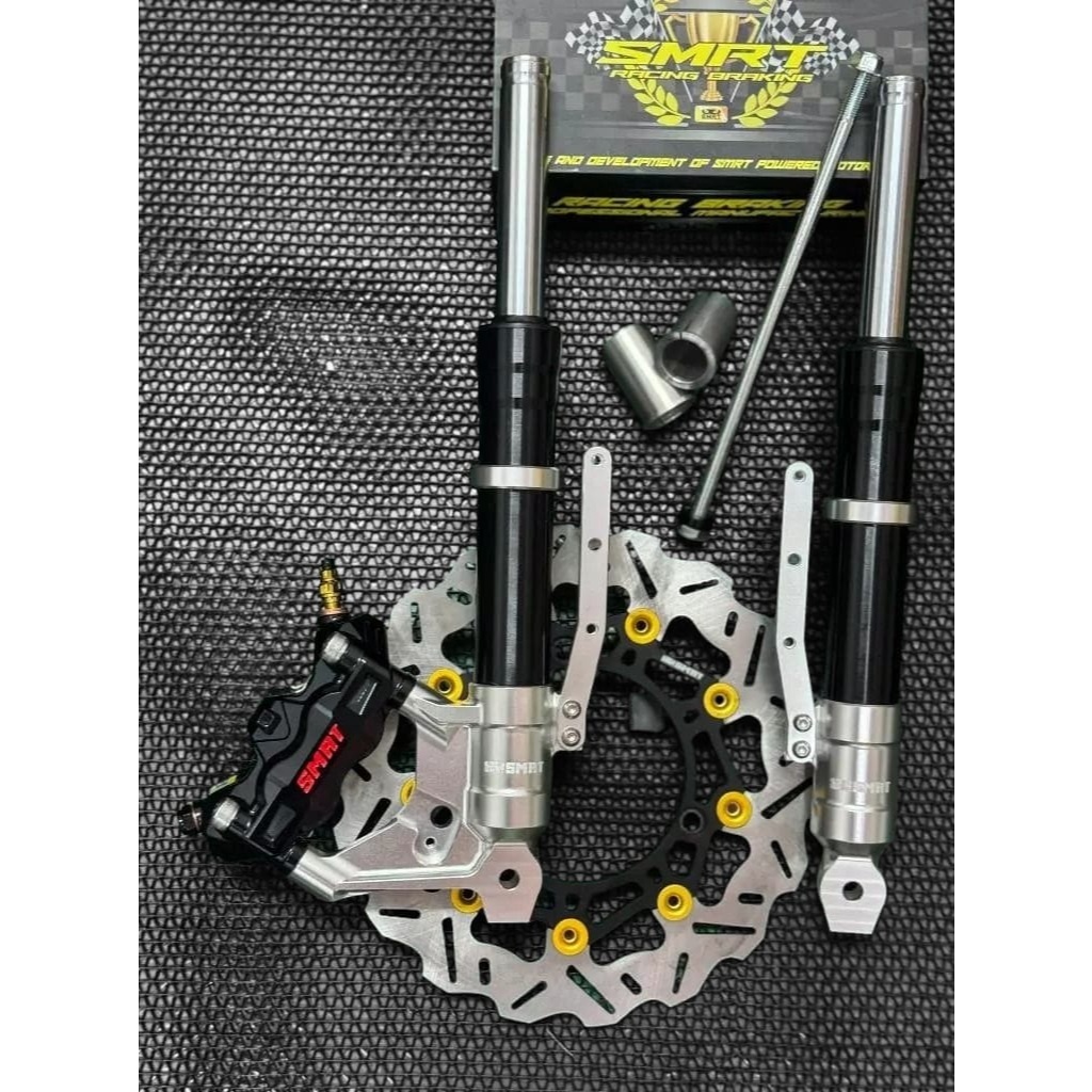 NMAX V3 / NVX V1 & V2 SMRT Racing CNC Front Fork Set Modified Brake ...