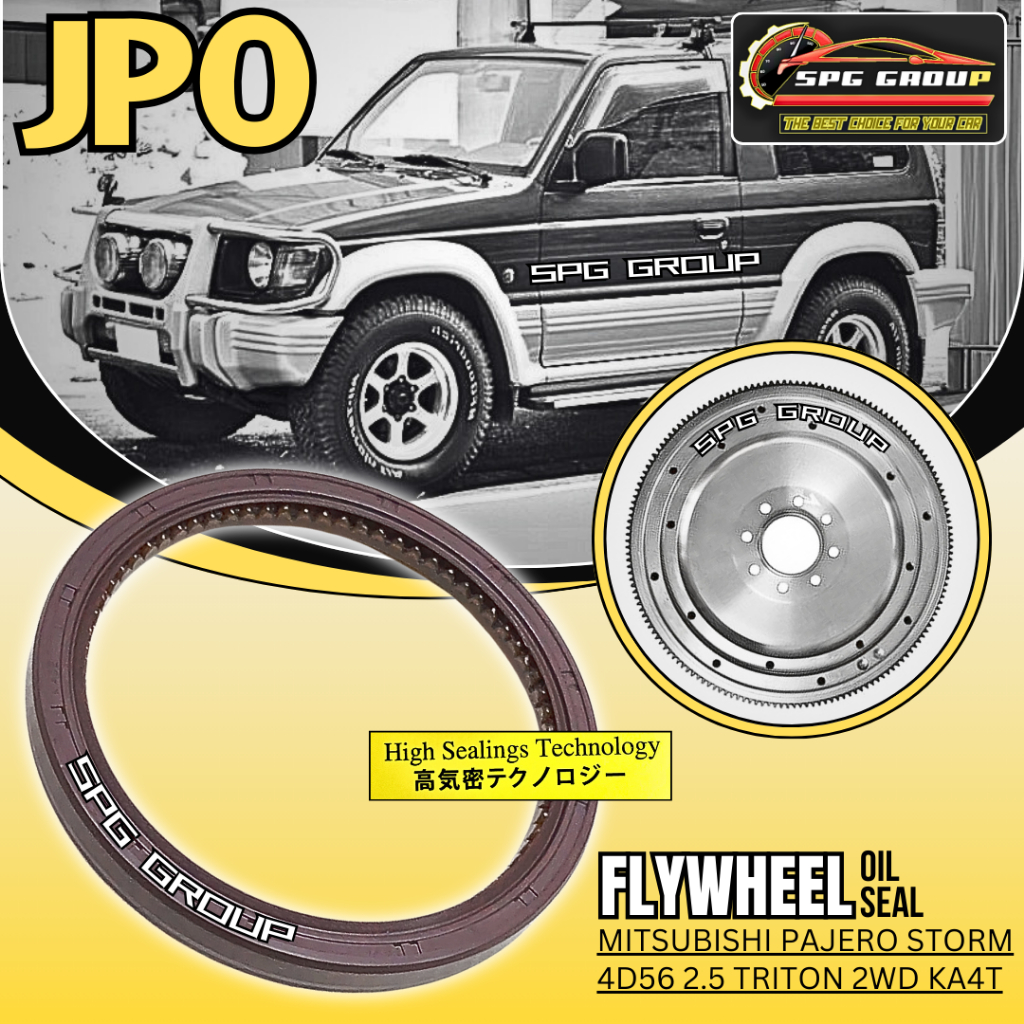 MITSUBISHI PAJERO STORM 4D56 2.5 TRITON 2WD KA4T JPO FLYWHEEL OIL SEAL ...