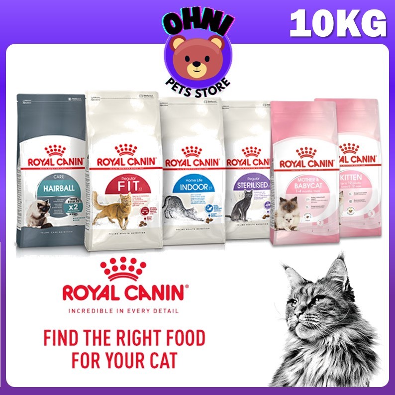 Royal Canin 10kg Original Cat Dry Food Makanan Kucing Hair & Skin RC ...