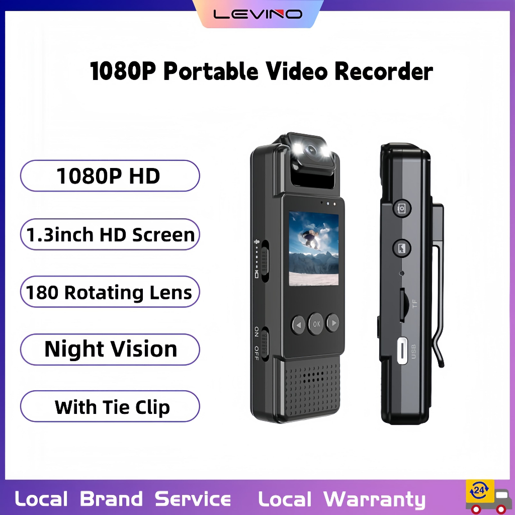 With Screen Mini Camera Portable Police Pocket Sport Digital Video ...