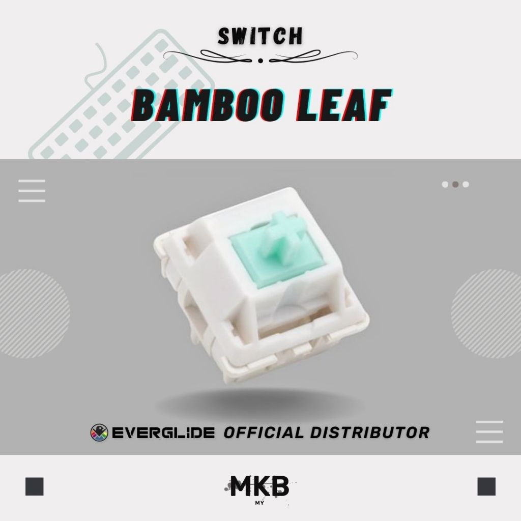 Everglide Bamboo Leaf Green Tactile Switch For Mechanical Keyboards ...