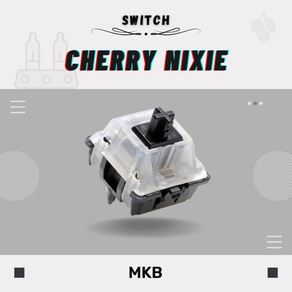 Cherry MX Black Clear Top Nixie Linear Switch For Mechanical Keyboards ...