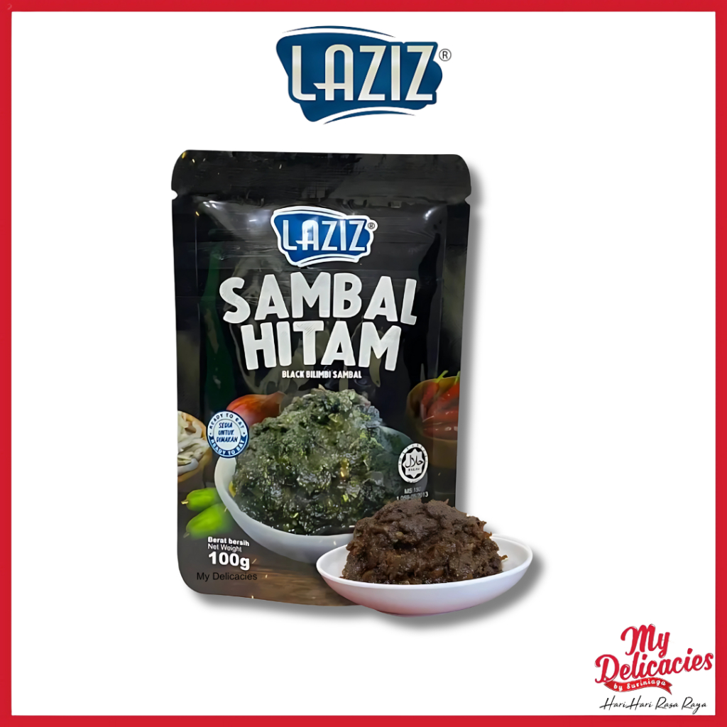 Laziz Sambal Hitam Pahang 100gm Pouch (Sambal Belimbing Hitam) | Shopee ...