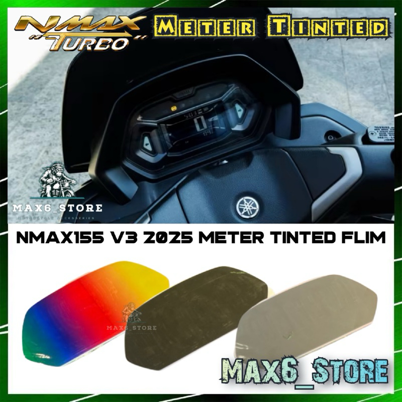 YAMAHA NMAX155 V3 2025 METER TINTED TITANIUM SMOKE BLACK NMAX V3 METER ...