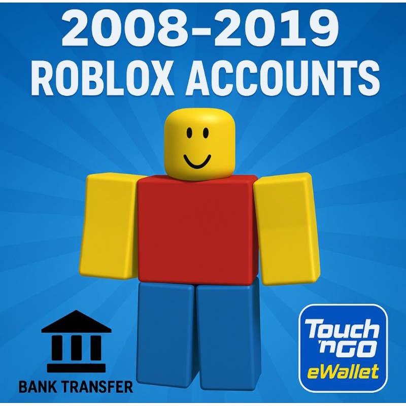 (READ DESCRIPTION) Random Old Roblox Account | Shopee Malaysia