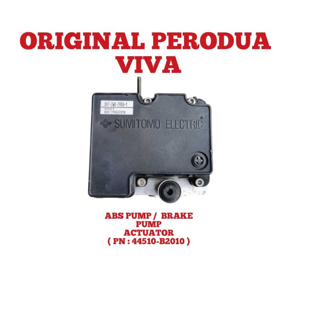 ABS Pump / Anti-Lock Brake Perodua Viva ABS Pump / Actuator Brake Pump ...