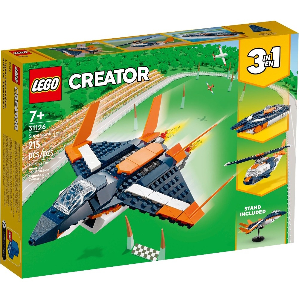 Lego 31126 Creator 3in1 Supersonic-jet | Shopee Malaysia
