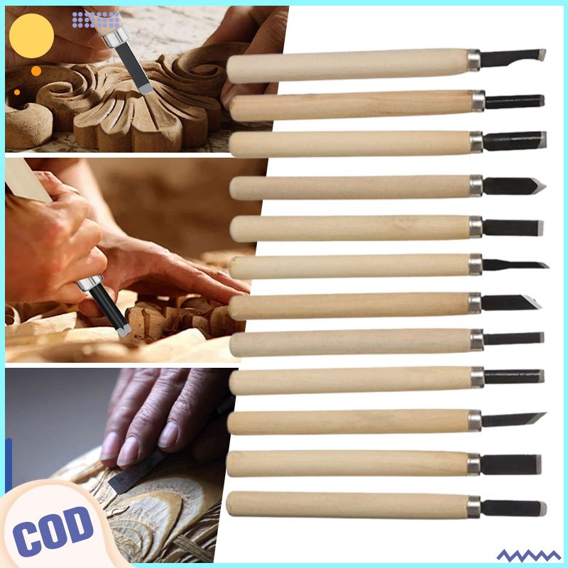 12Pcs Professional Wood Carving Chisel Art knife carving knife Knife ...
