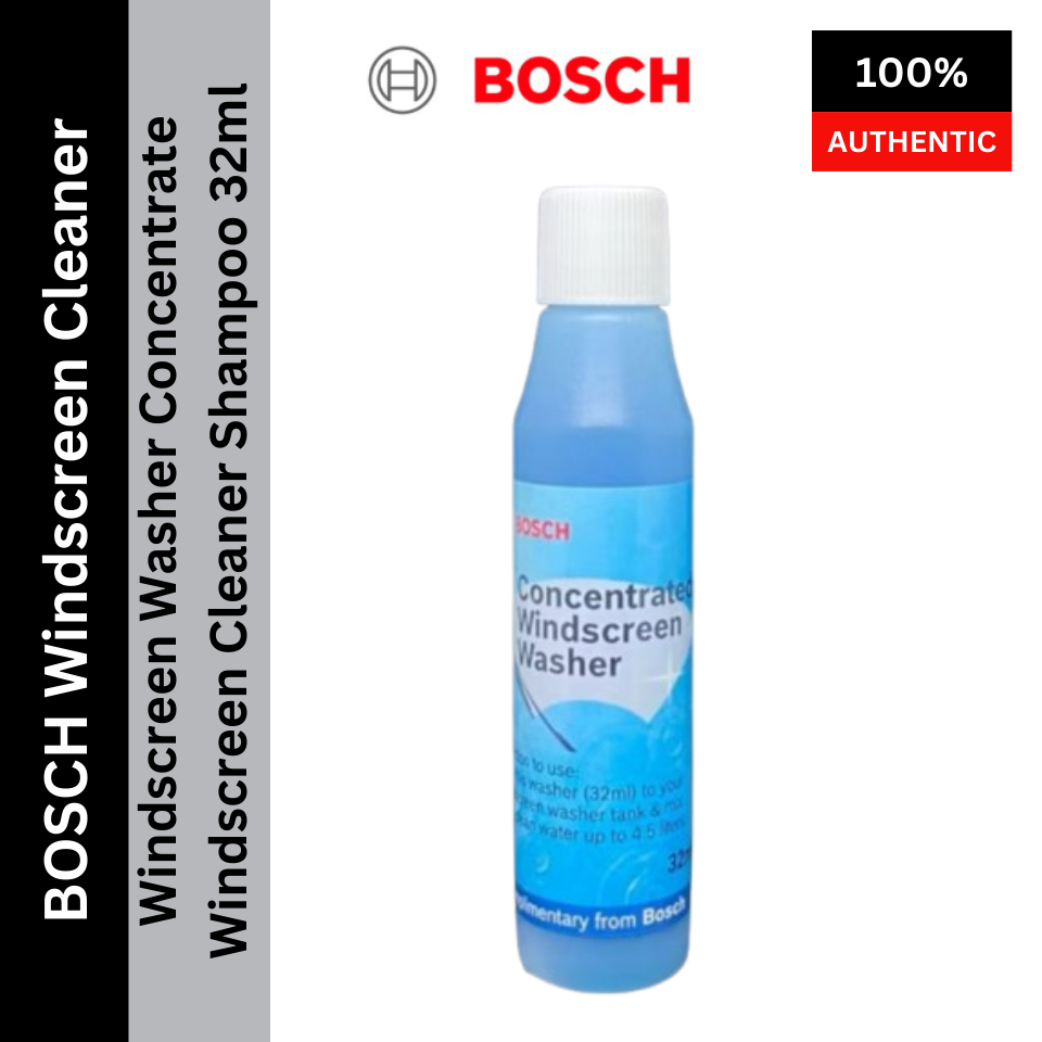 BOSCH Windscreen Washer Concentrate Windscreen Cleaner Shampoo 32ml ...